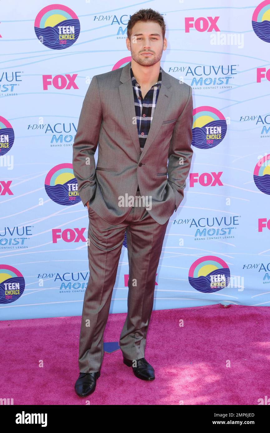 Ryan Guzman at the 2012 Teen Choice Awards at the Gibson Amphitheatre ...
