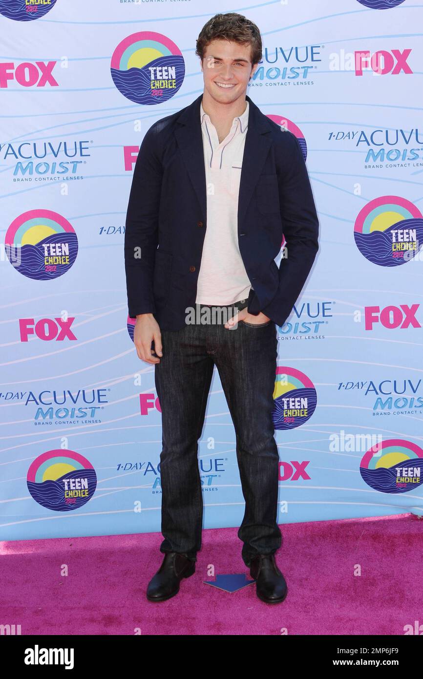Beau Mirchoff at the 2012 Teen Choice Awards at the Gibson Amphitheatre ...