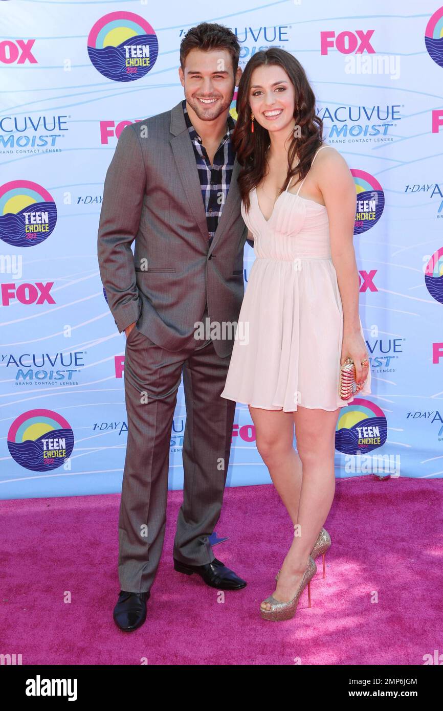 Kathryn McCormick and Ryan Guzman at the 2012 Teen Choice Awards at the ...
