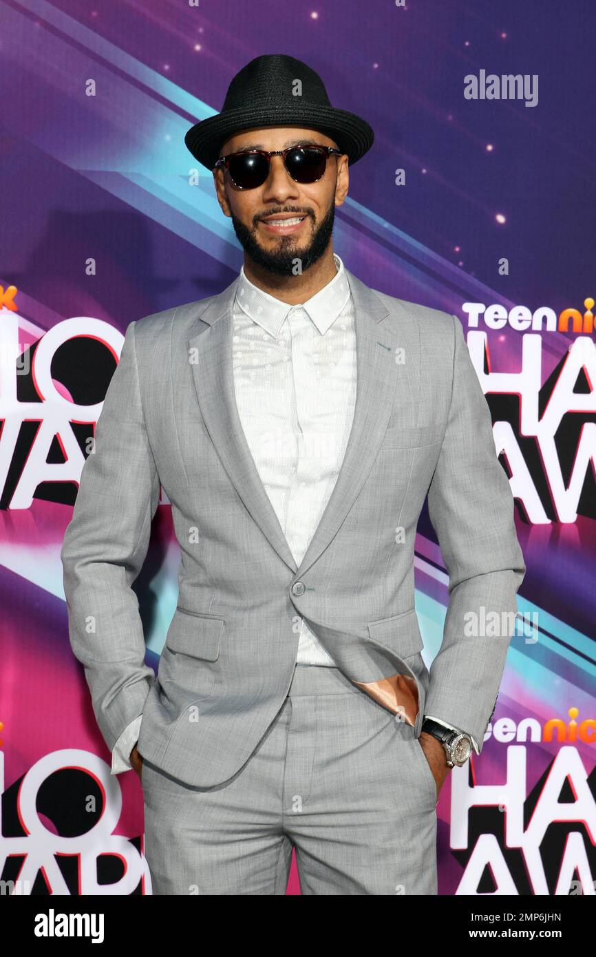 Swiss Beats arrives at the 2012 TeenNick HALO Awards held at the ...