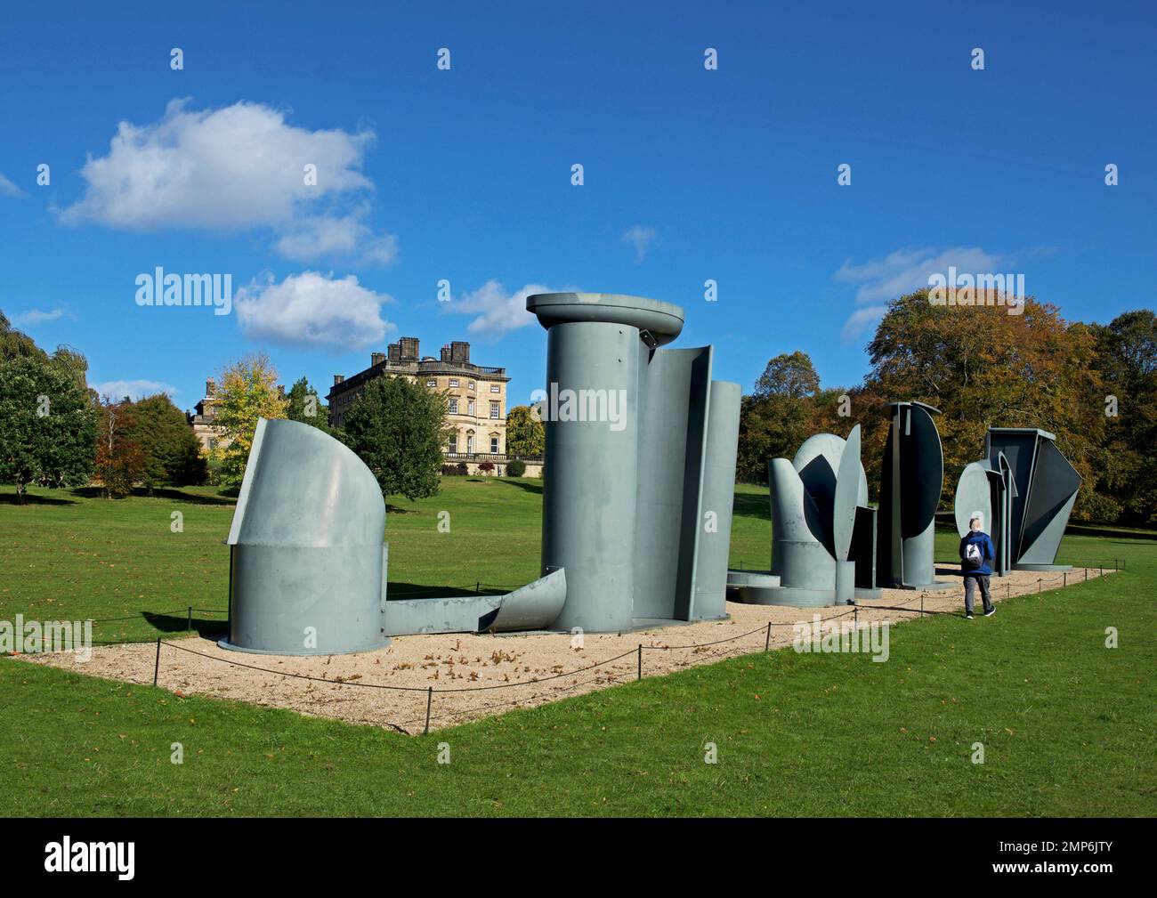 Sculpture - Promenade by Anthony Caro - and Bretton Hall, Wakefield ...