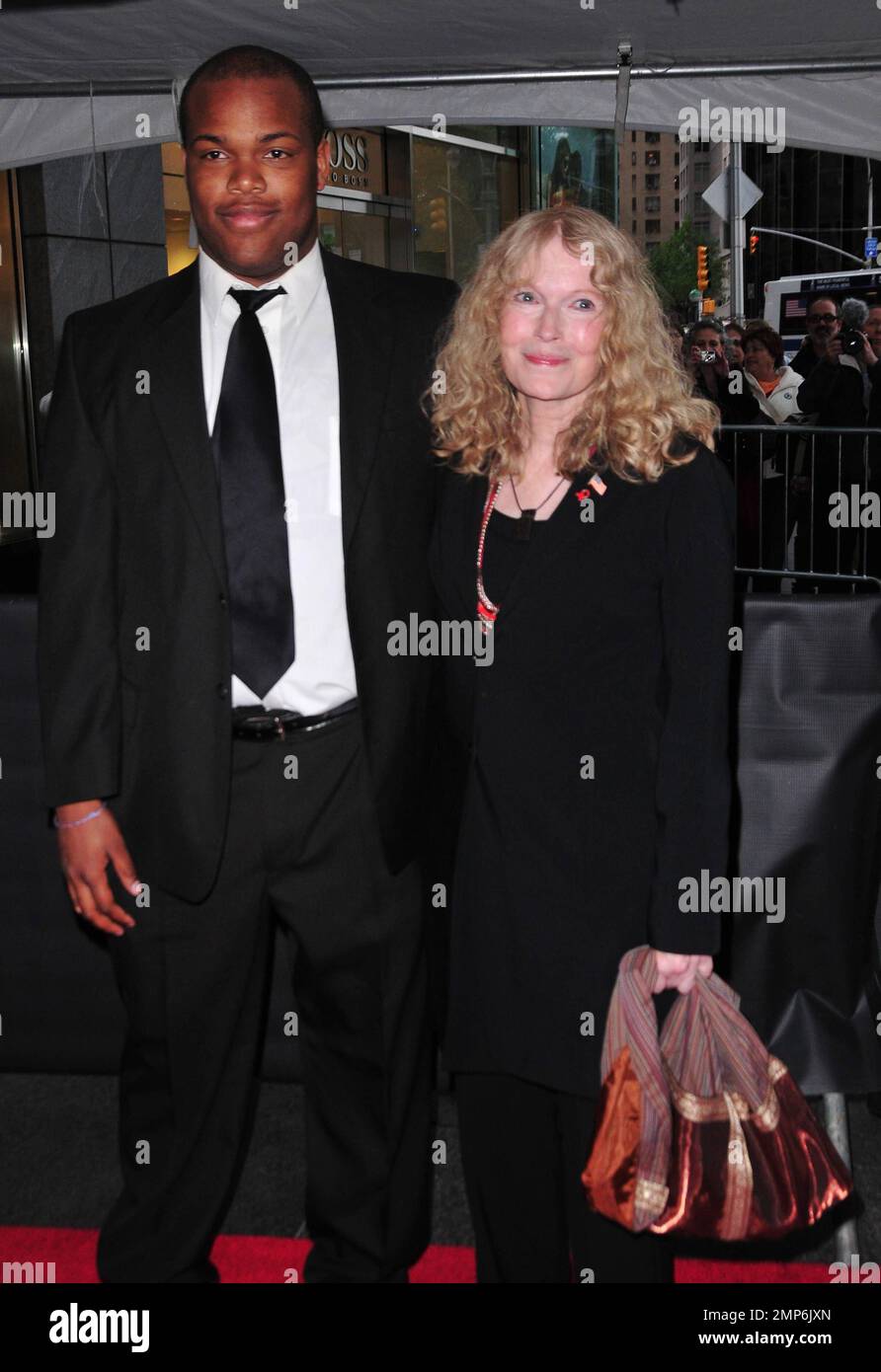 Isaiah Justus and Mia Farrow attend the TIME 100 Gala celebrating TIME ...