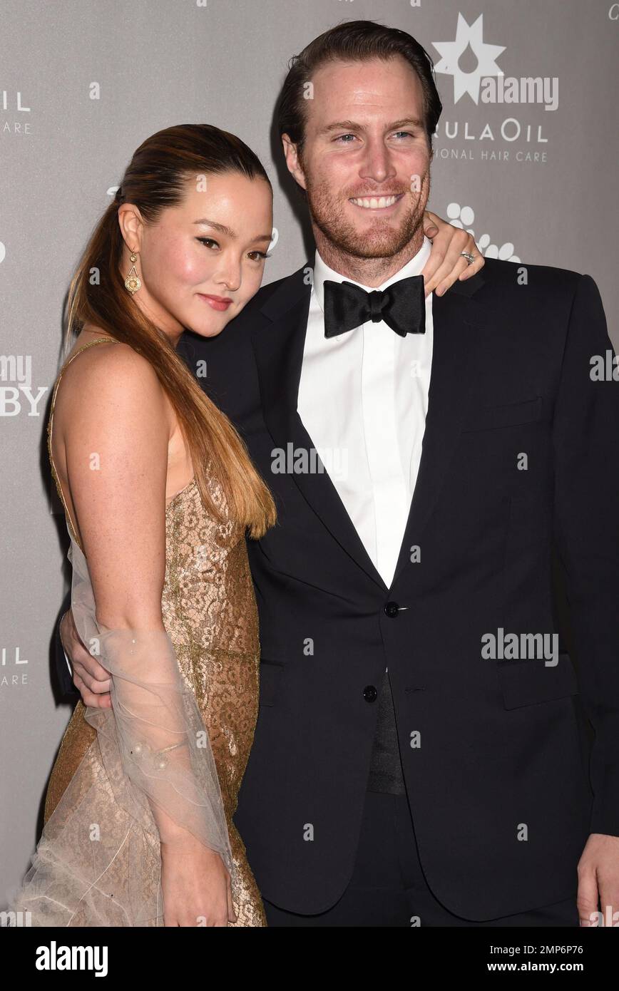 Devon Aoki and James Bailey at the 2015 Baby2Baby Gala, presented by ...