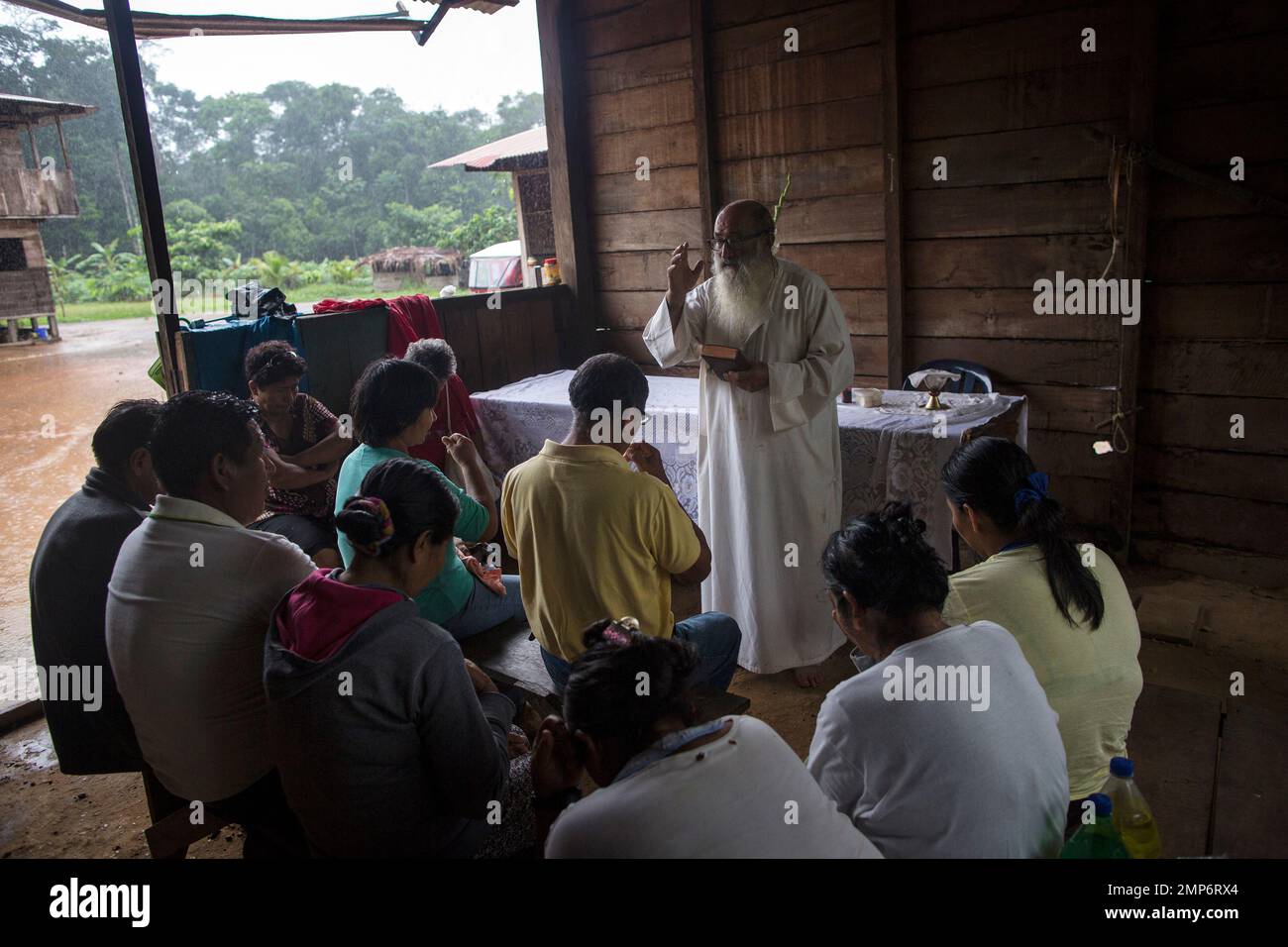 In this Jan. 15, 2018 photo, Father Pablo Zabala, better known as Padre ...