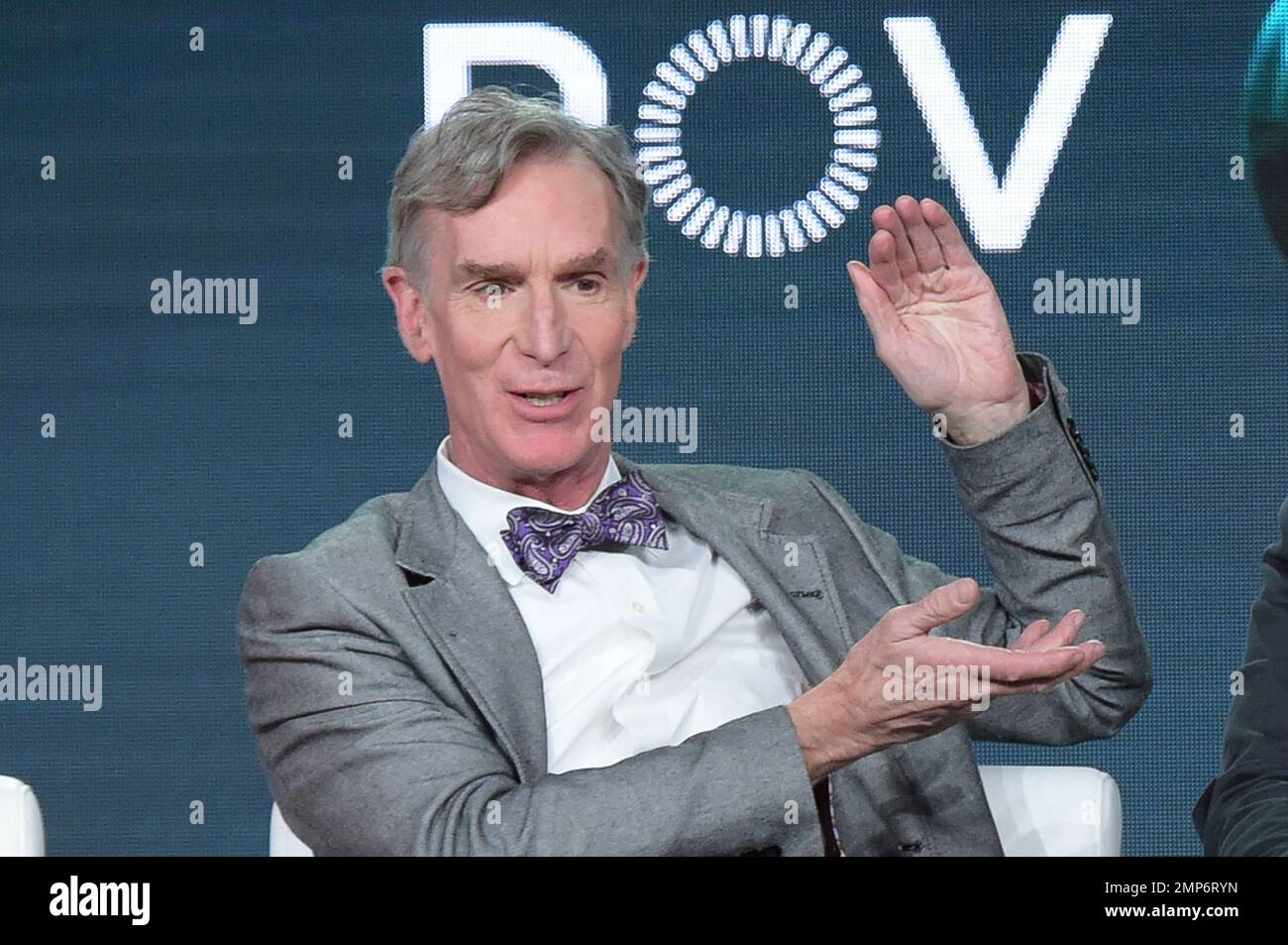 Bill Nye at the PBS Television Critics Association Winter Press Tour on ...