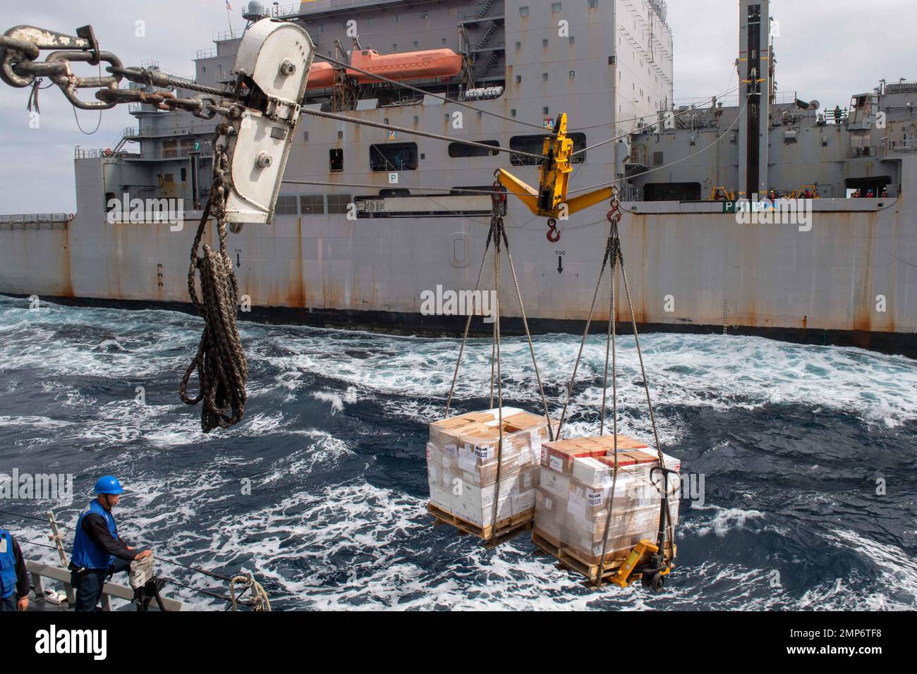 221010-N-SN516-1211 PACIFIC OCEAN (Oct. 10, 2022) U.S. Navy Sailors ...