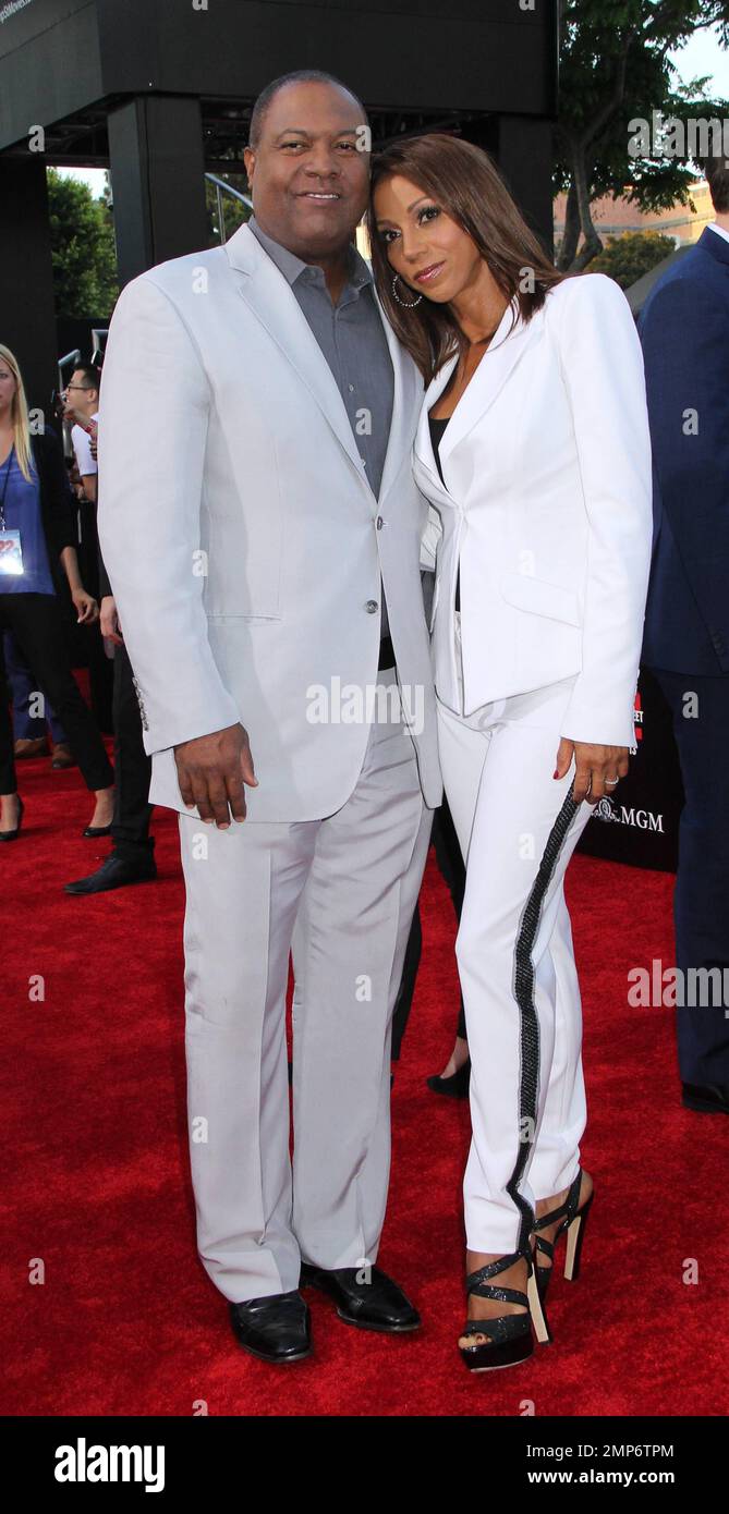 Holly Robinson Peete, Rodney Peete at the Los Angeles premiere of "22 ...