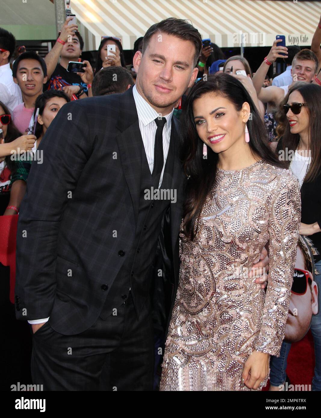 Channing Tatum, Jenna Dewan-Tatum at the Los Angeles premiere of "22 ...