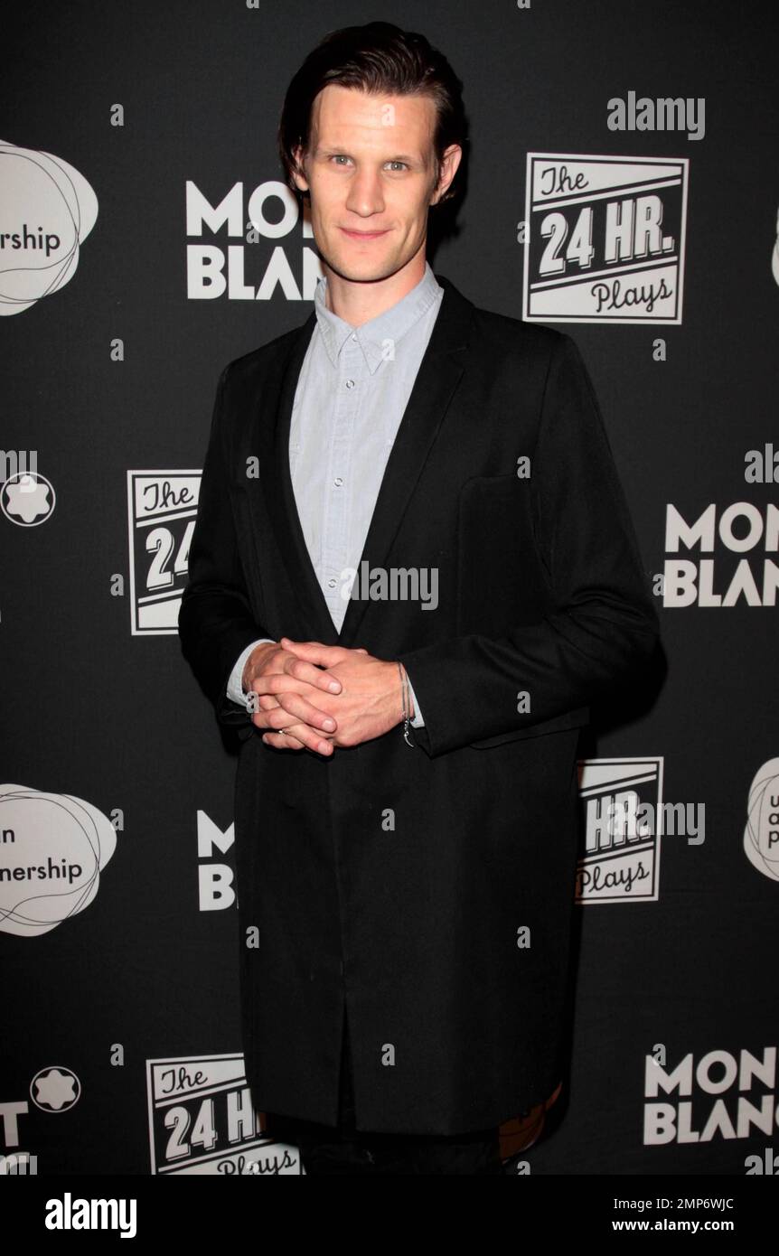Actor Matt Smith attends Montblanc Presents The 24 Hour Plays LA at The ...