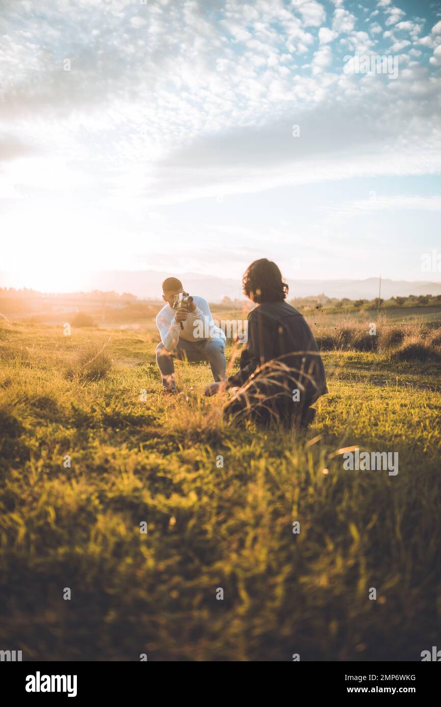 Vintage happy husband hi-res stock photography and images - Alamy
