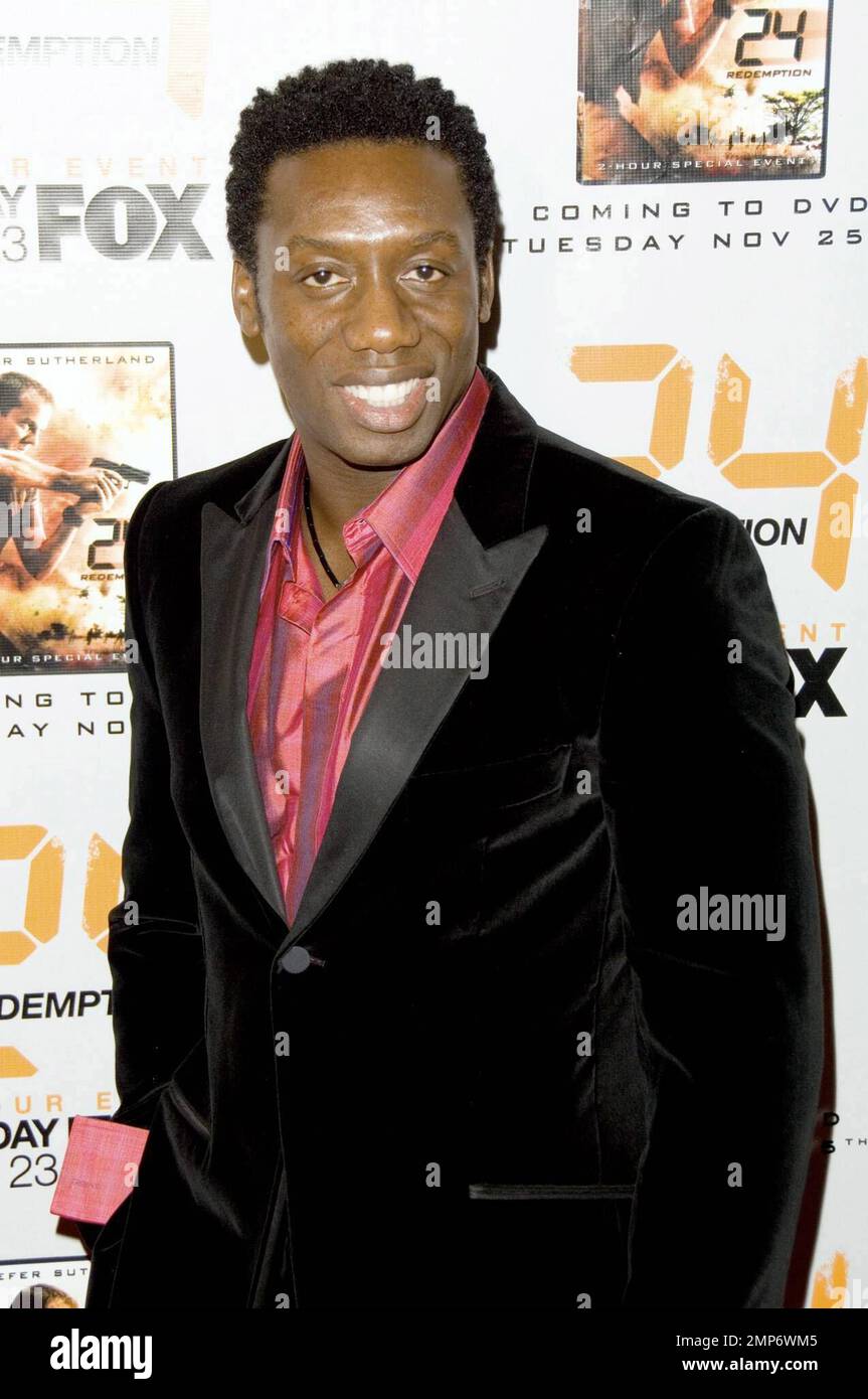 Hakeem Kae Kazim attends the "24 Redemption" release event. Previously ...