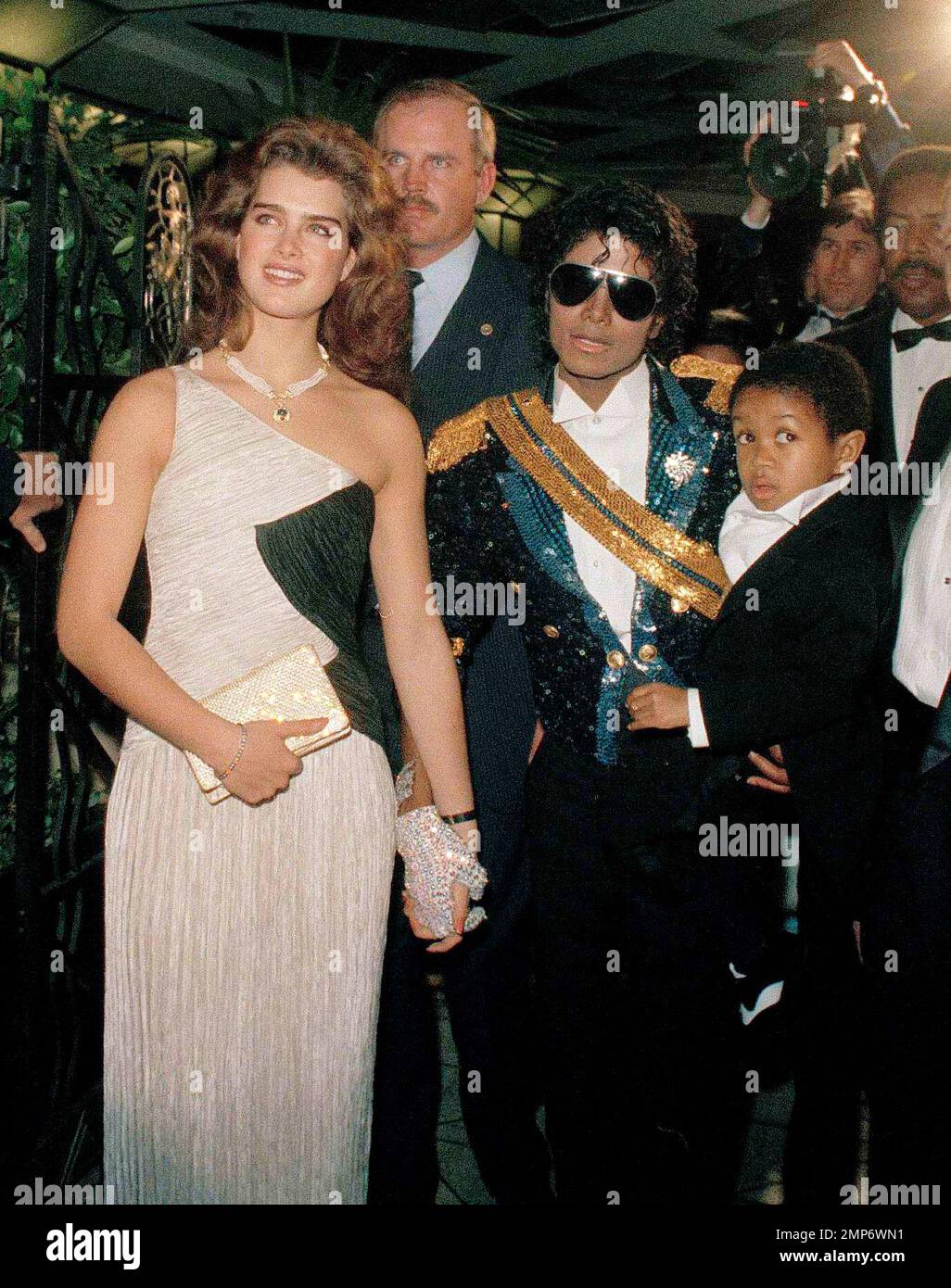 FILE - In this Feb. 28, 1984 file photo, Brooke Shields holds hands ...
