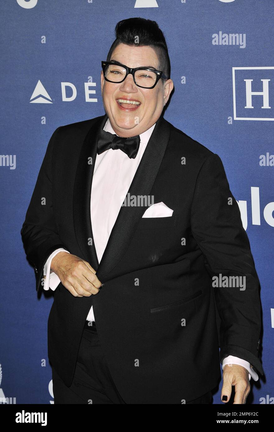 Lea DeLaria attends the 27th Annual GLAAD Media Awards in New York City ...