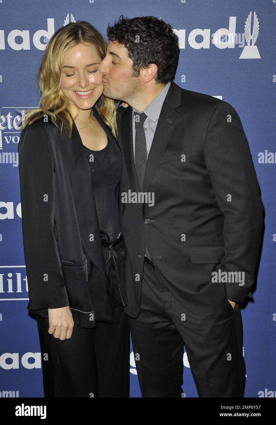 Jenny Mollen And Jason Biggs Attend The 27th Annual Glaad Media Awards