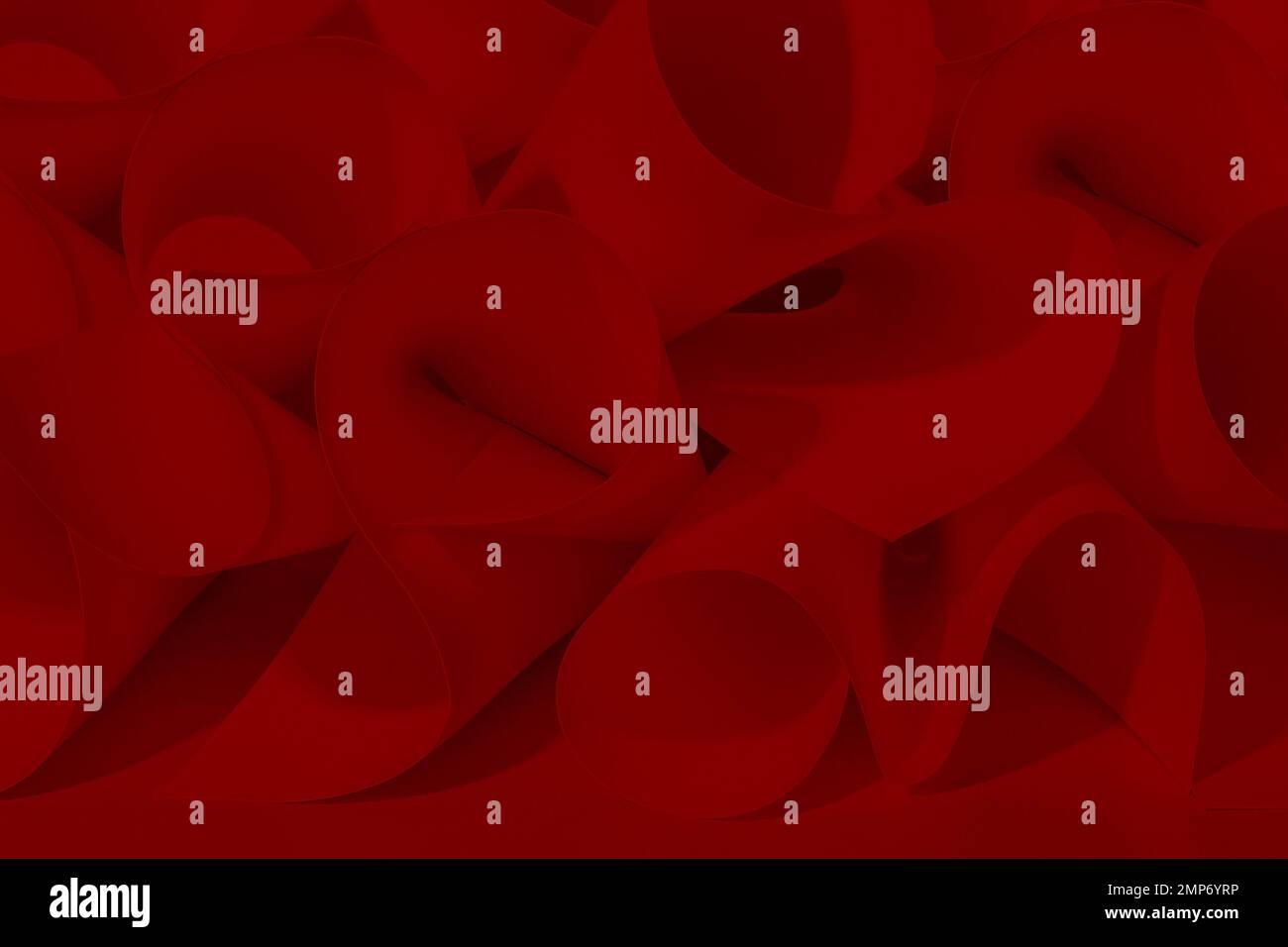 Background from rolls of paper. Origami. Art paper. Curves, shadows ...