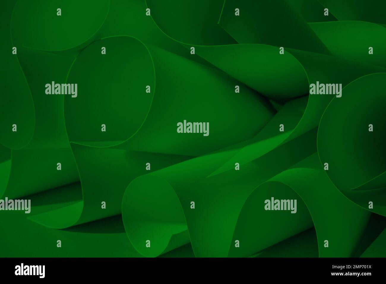 Background from rolls of paper. Origami. Art paper. Curves, shadows ...