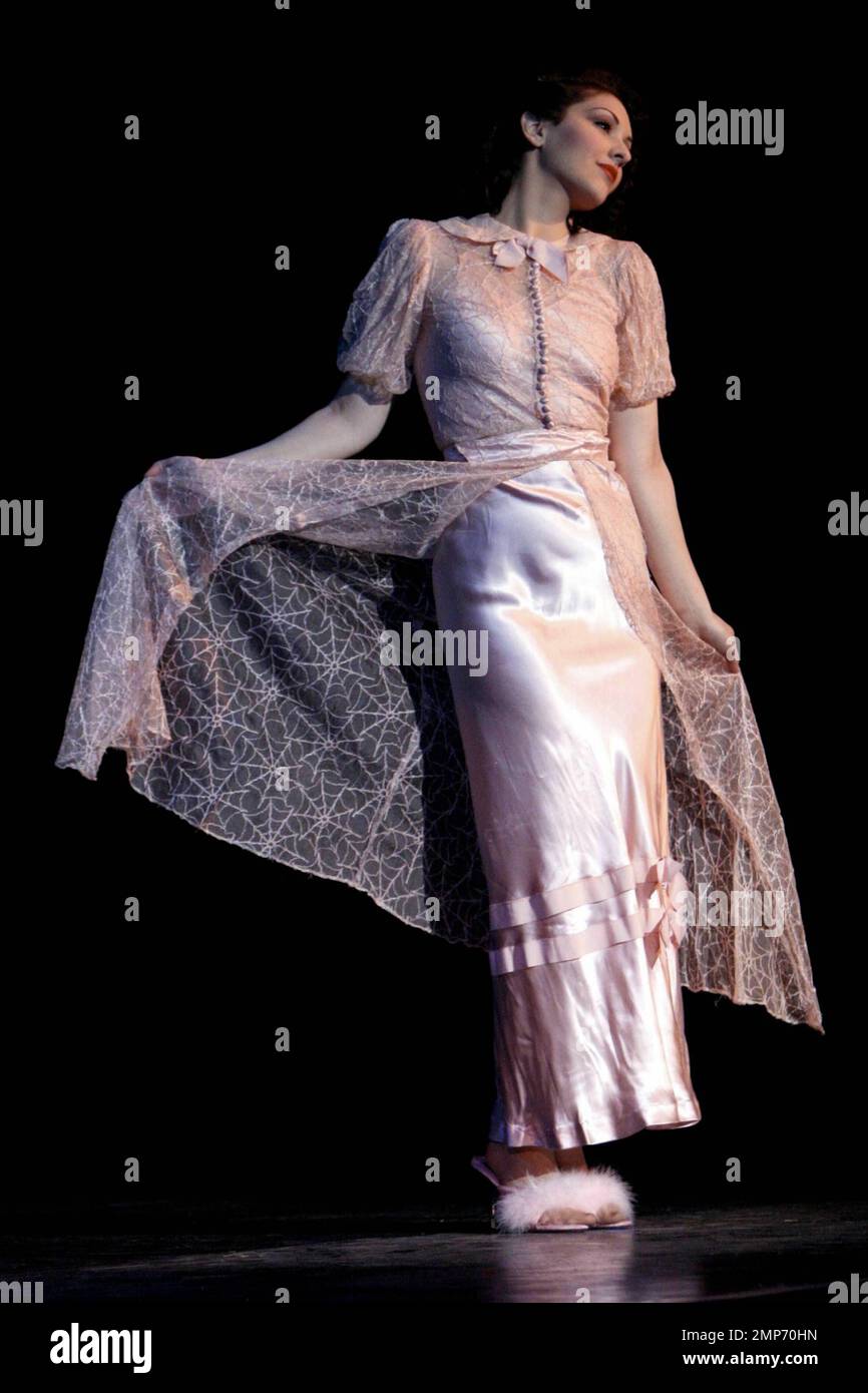 Models walk the runway during the 30 Years of Pin-Up fashion show ...