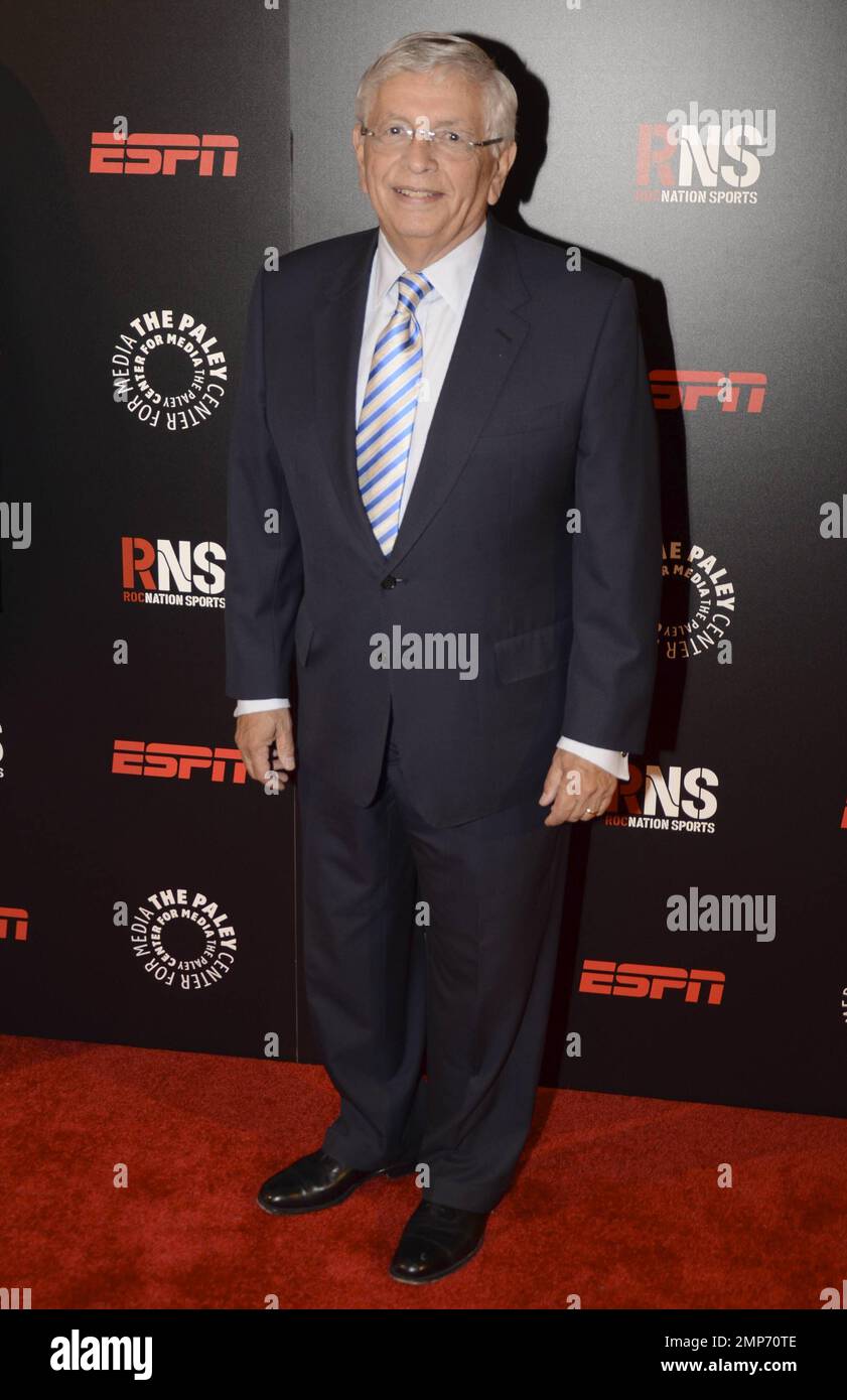 David Stern at the Paley Prize Gala Honoring ESPN's 35th Anniversary ...