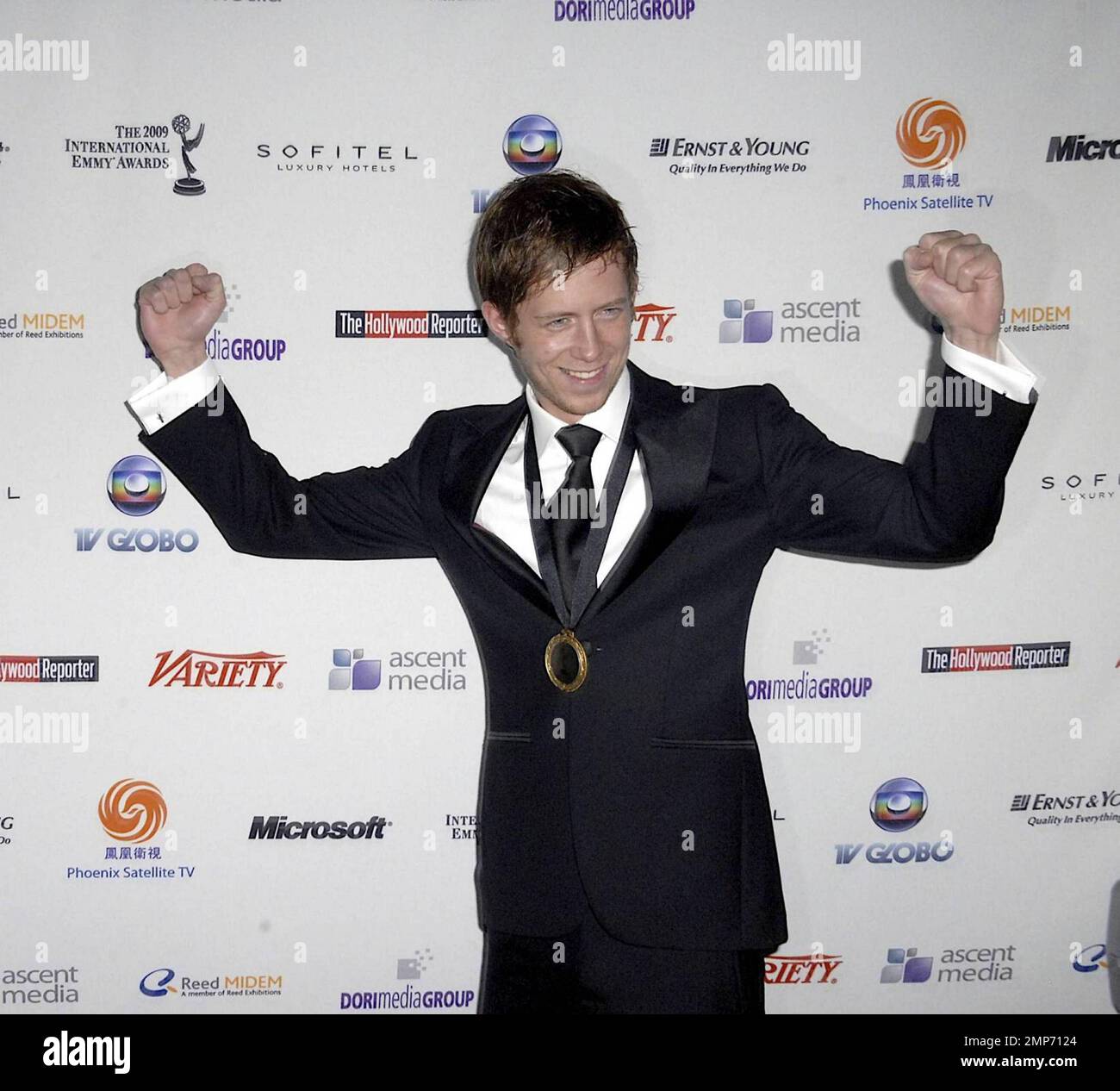 Robert De Hoog at the 37th annual International Emmy Awards in New York ...