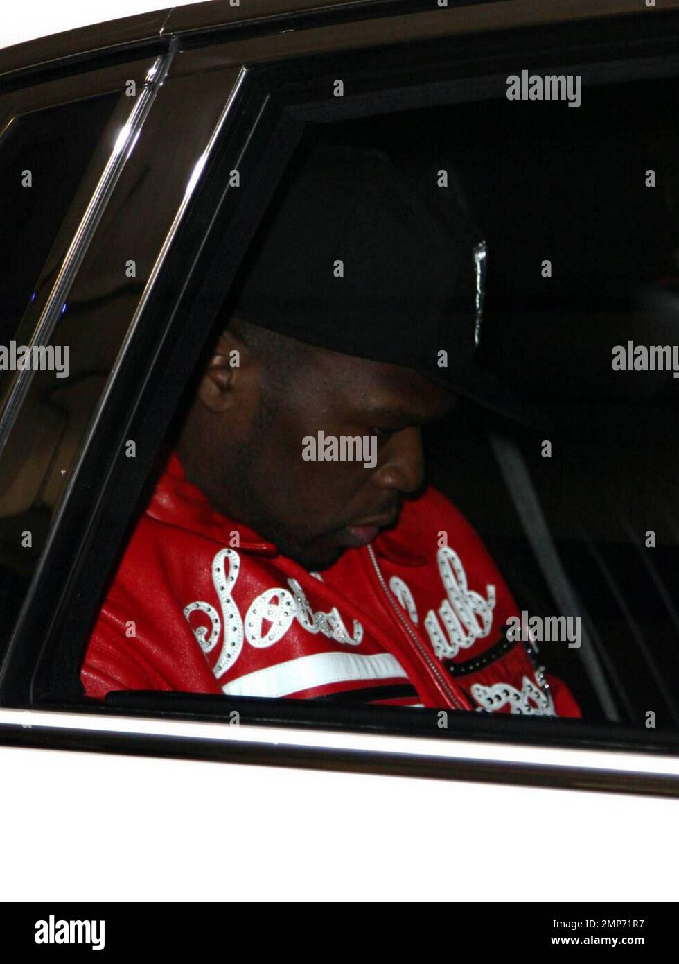 EXCLUSIVE!! Rapper 50 Cent arrives at London's Heathrow Airport after a ...