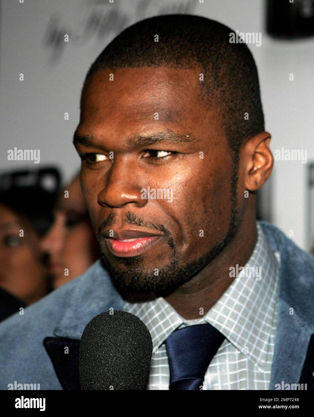 Rapper 50 "Scent" Cent arrives at LIV nightclub for the launch of his ...