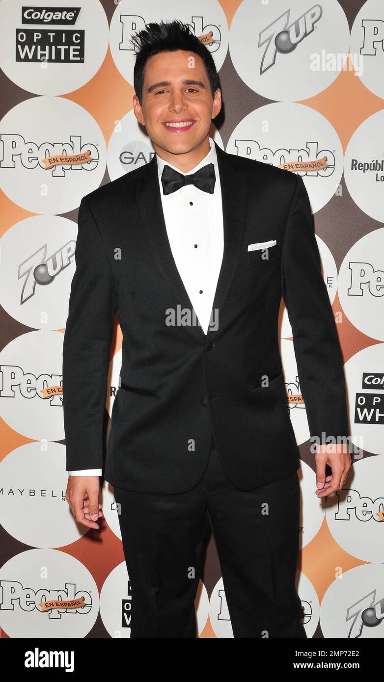 Alejandro Chaban attends the People En Espa–ol's '50 Most Beautiful ...
