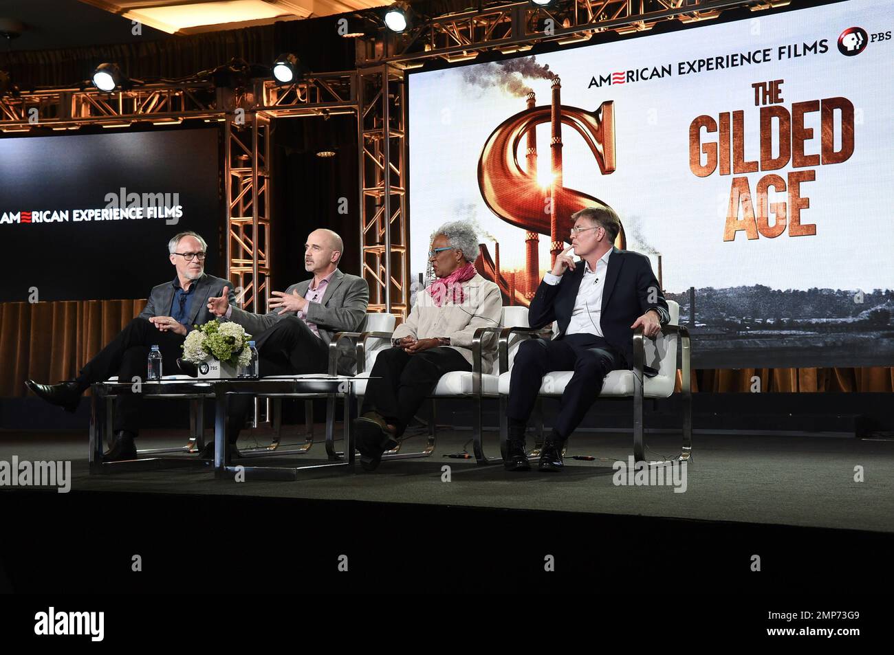Mark Samels, from left, Edward T. O'Donnell, Nell Irvin Painter and ...