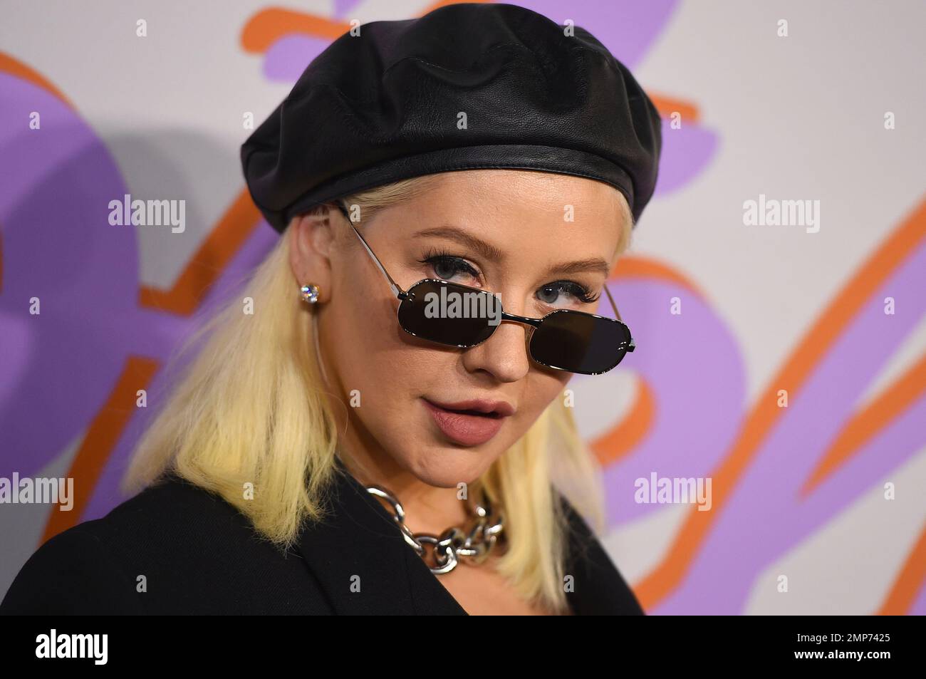 Christina Aguilera arrives at the Stella McCartney Autumn 2018 ...