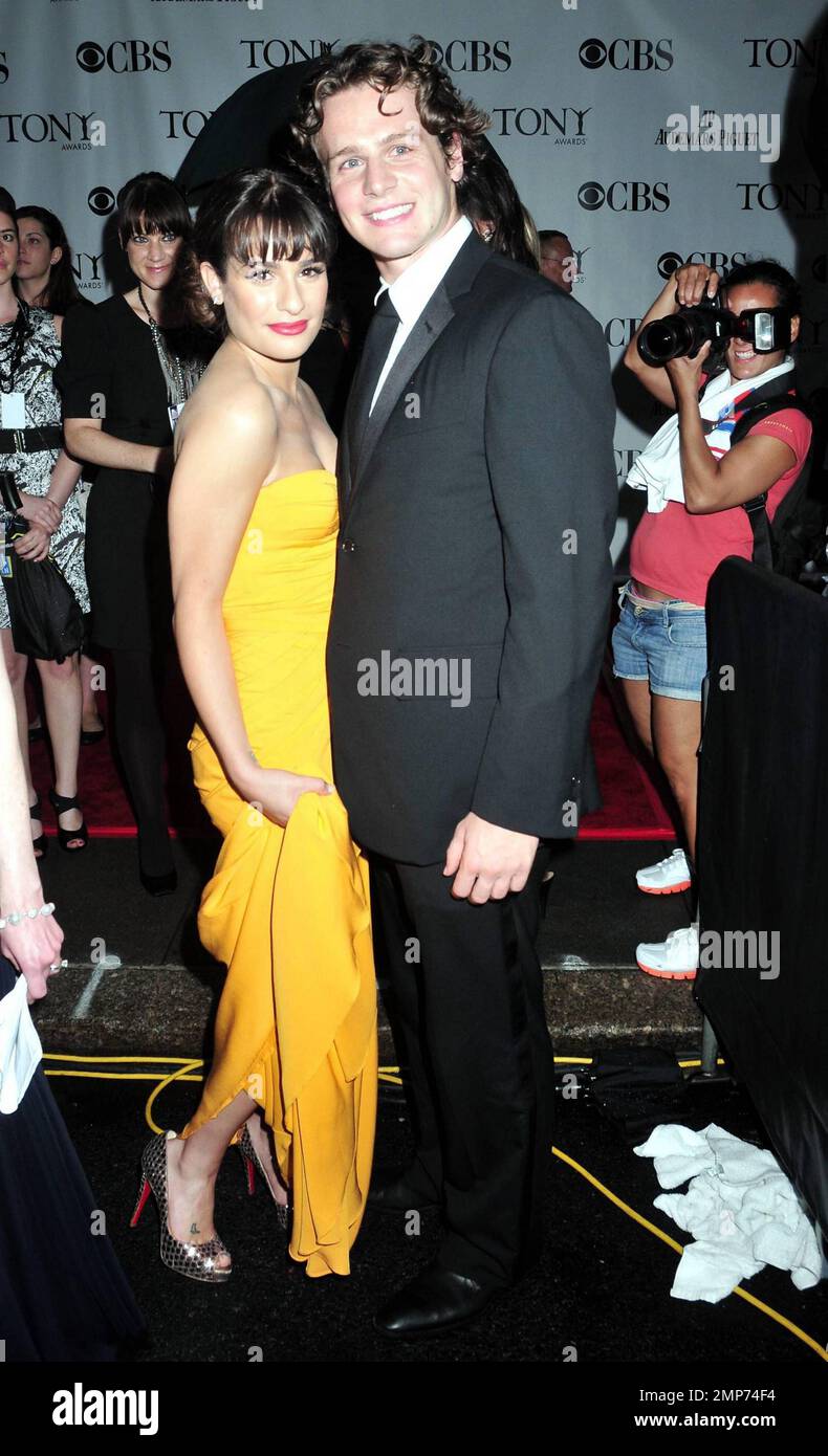 Lea Michele and Jonathan Goff at the 64th Annual Tony Awards at Radio ...