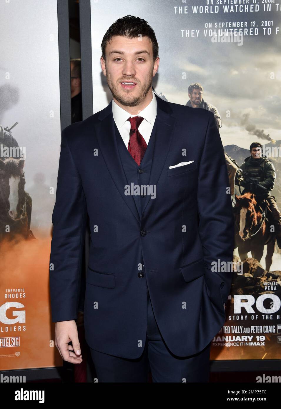 Actor Kenneth Miller attends the world premiere of "12 Strong" at Jazz ...