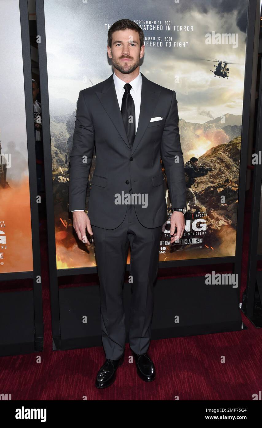Actor Austin Stowell attends the world premiere of "12 Strong" at Jazz ...