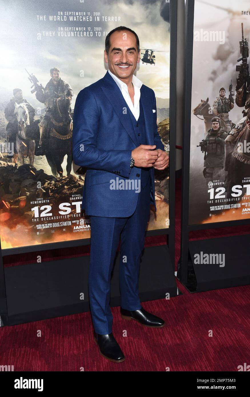 Actor Navid Negahban attends the world premiere of "12 Strong" at Jazz ...