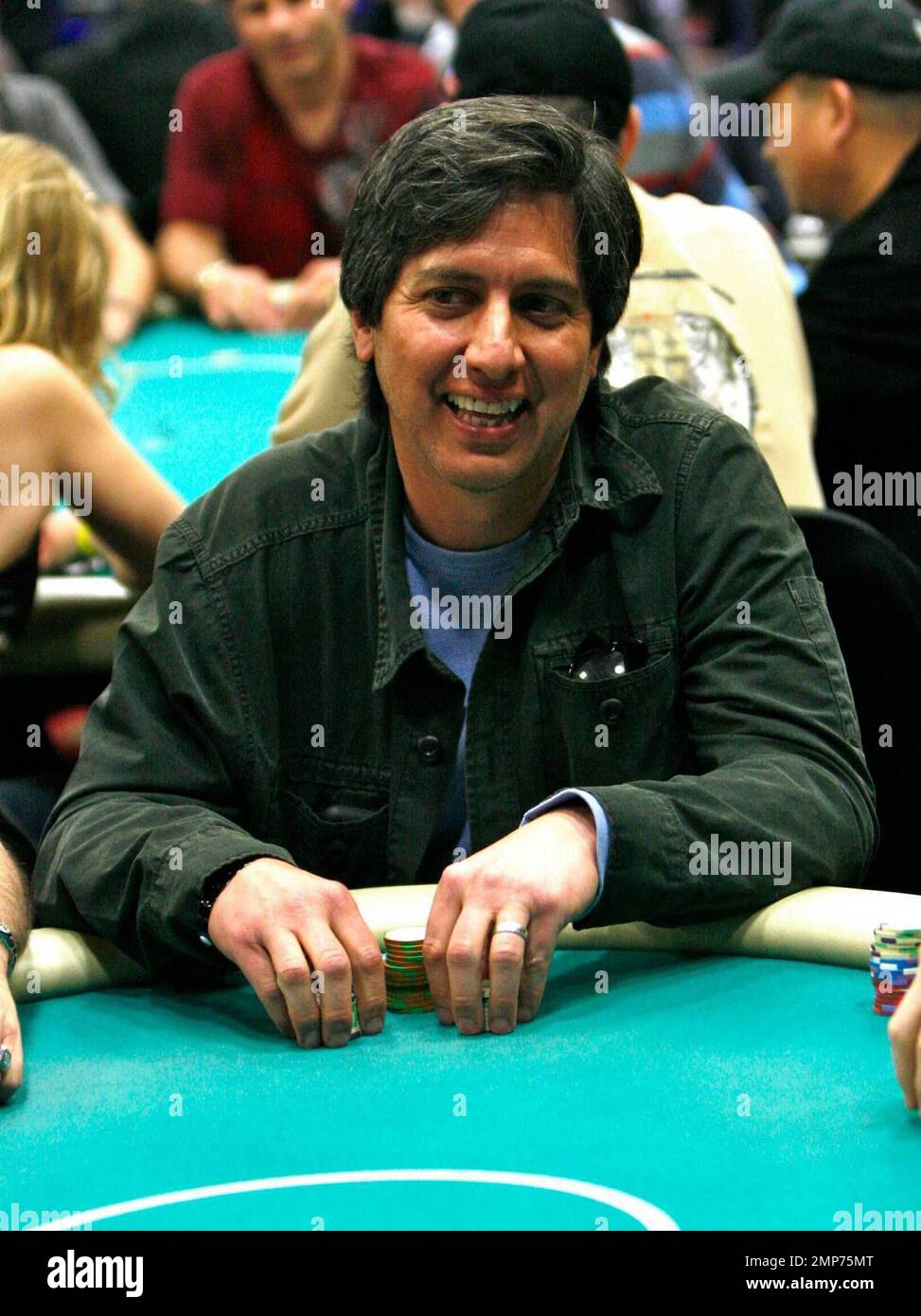 Ray Romano plays poker at the 7th Annual WPT Invitational. The World ...
