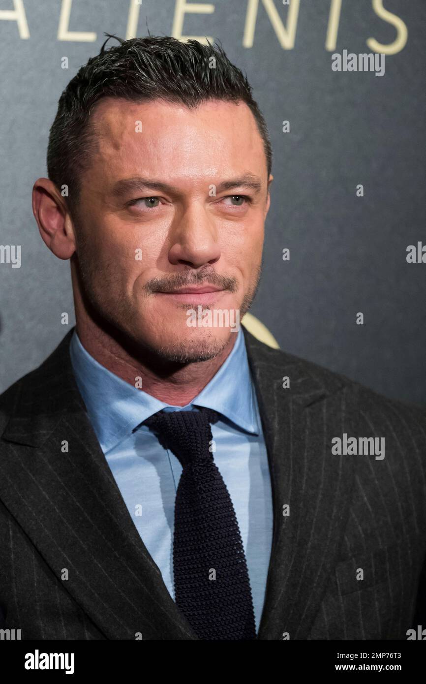 Luke Evans attends the premiere of TNT's "The Alienist" at iPic ...