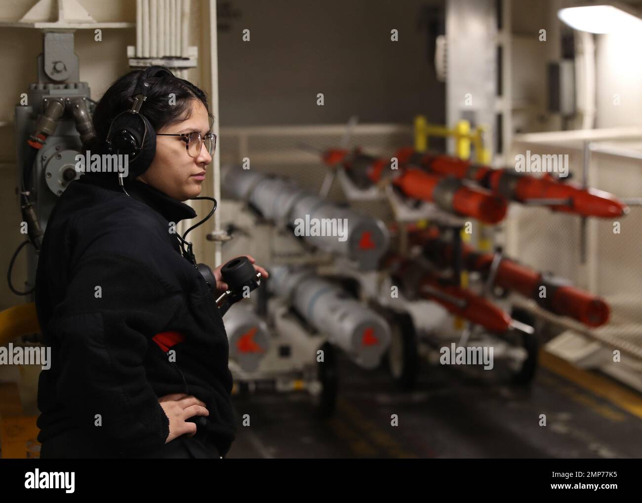 Aviation Ordnanceman Airman Starr Cole, from Gulfport, Mississippi ...