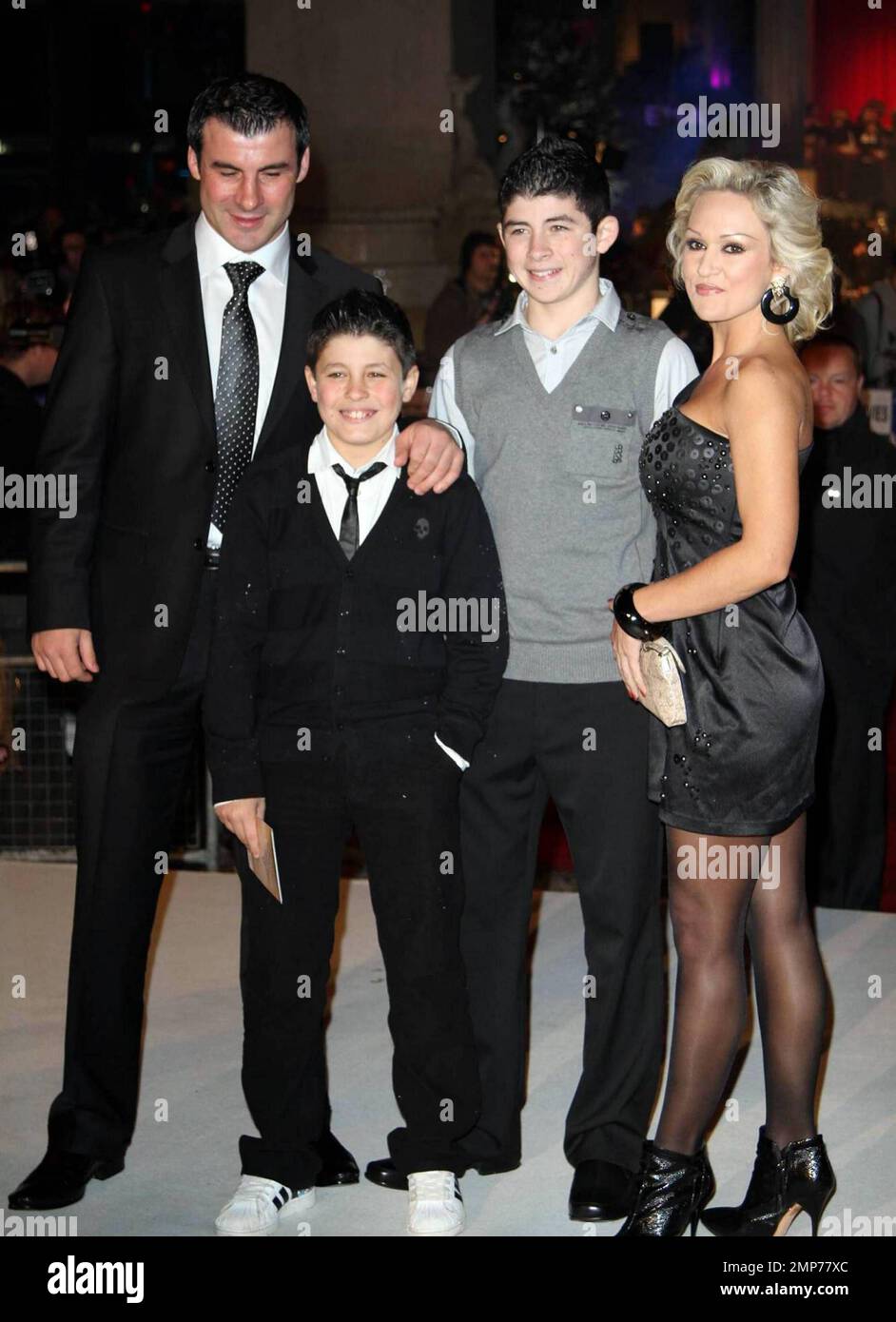 Zoe Calzaghe and Kiristina Rihanoff at the world premiere of A ...