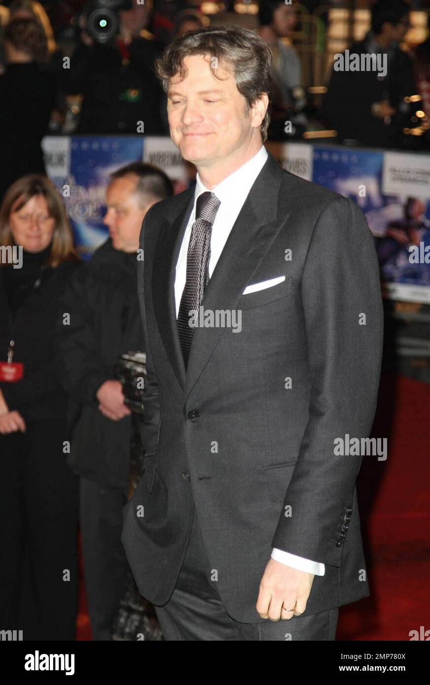 Colin Firth at the world premiere of A Christmas Carol in London, UK ...