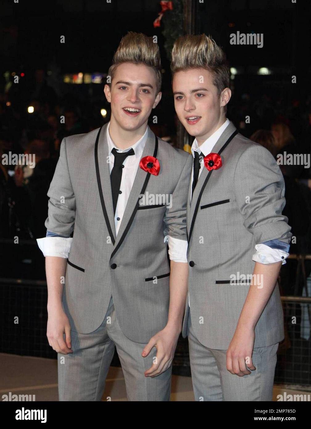 - Irish identical twins John Paul and Edward Grimes at the world ...