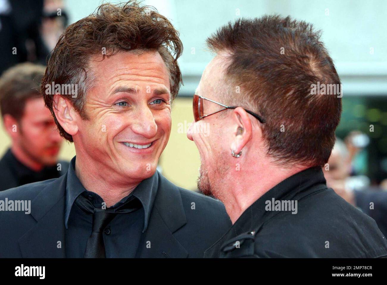Sean Penn and Bono attend the Cannes Film Festival premiere of "A ...