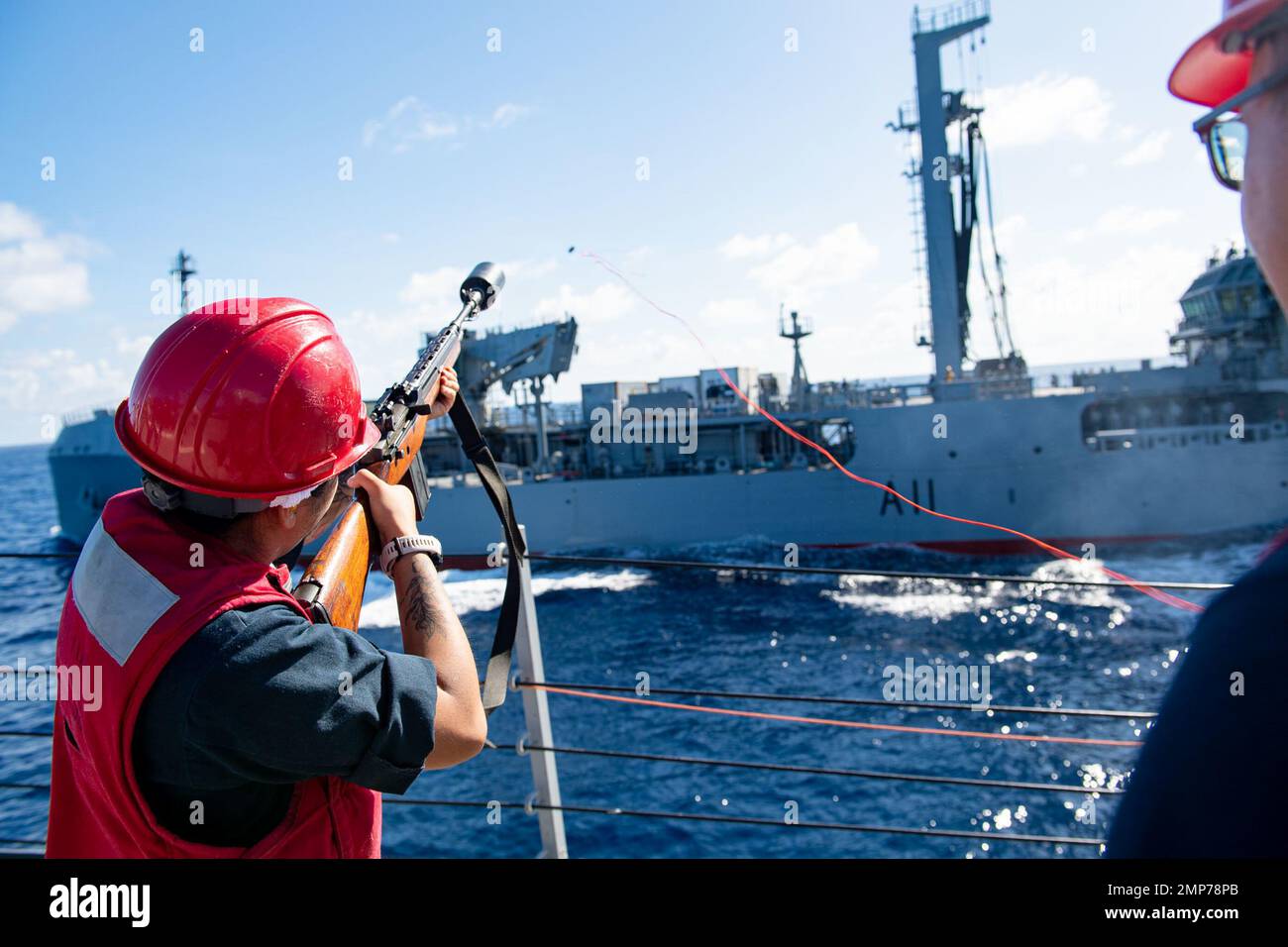 SOUTH CHINA SEA (Oct. 11, 2022) Gunner’s Mate 2nd Class Kayla Vixay ...