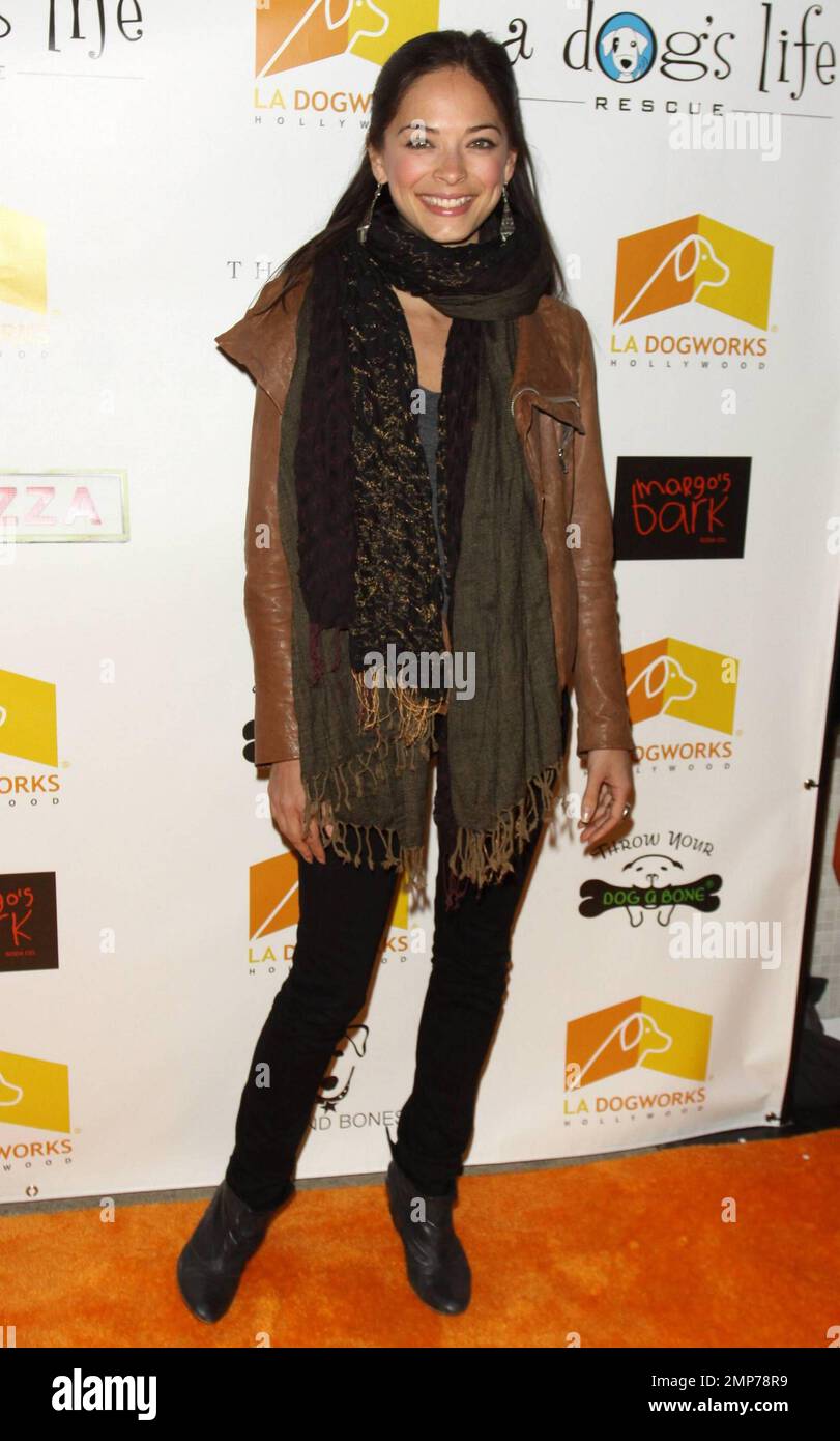 Canadian actress Kristin Kreuk who has appeared in the TV series "Chuck ...