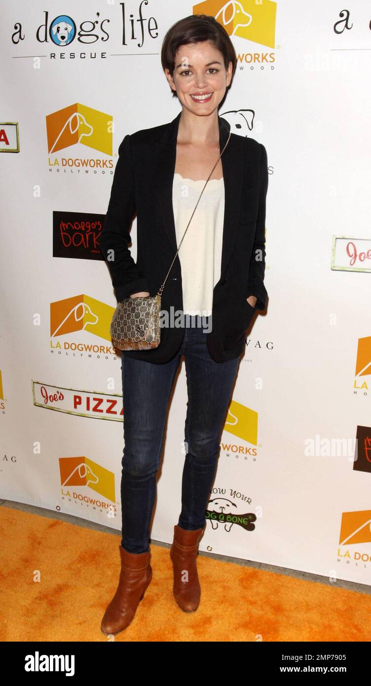 Nora Zehetner, who has appeared in "Mad Men" and "Grey's Anatomy" poses ...