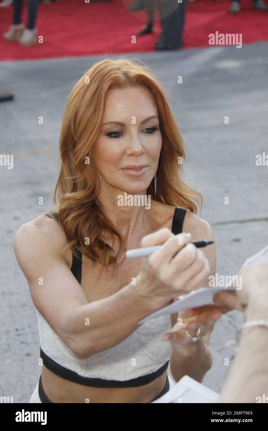 Challen Cates at the Los Angeles premiere of "A Million Ways To Die In ...