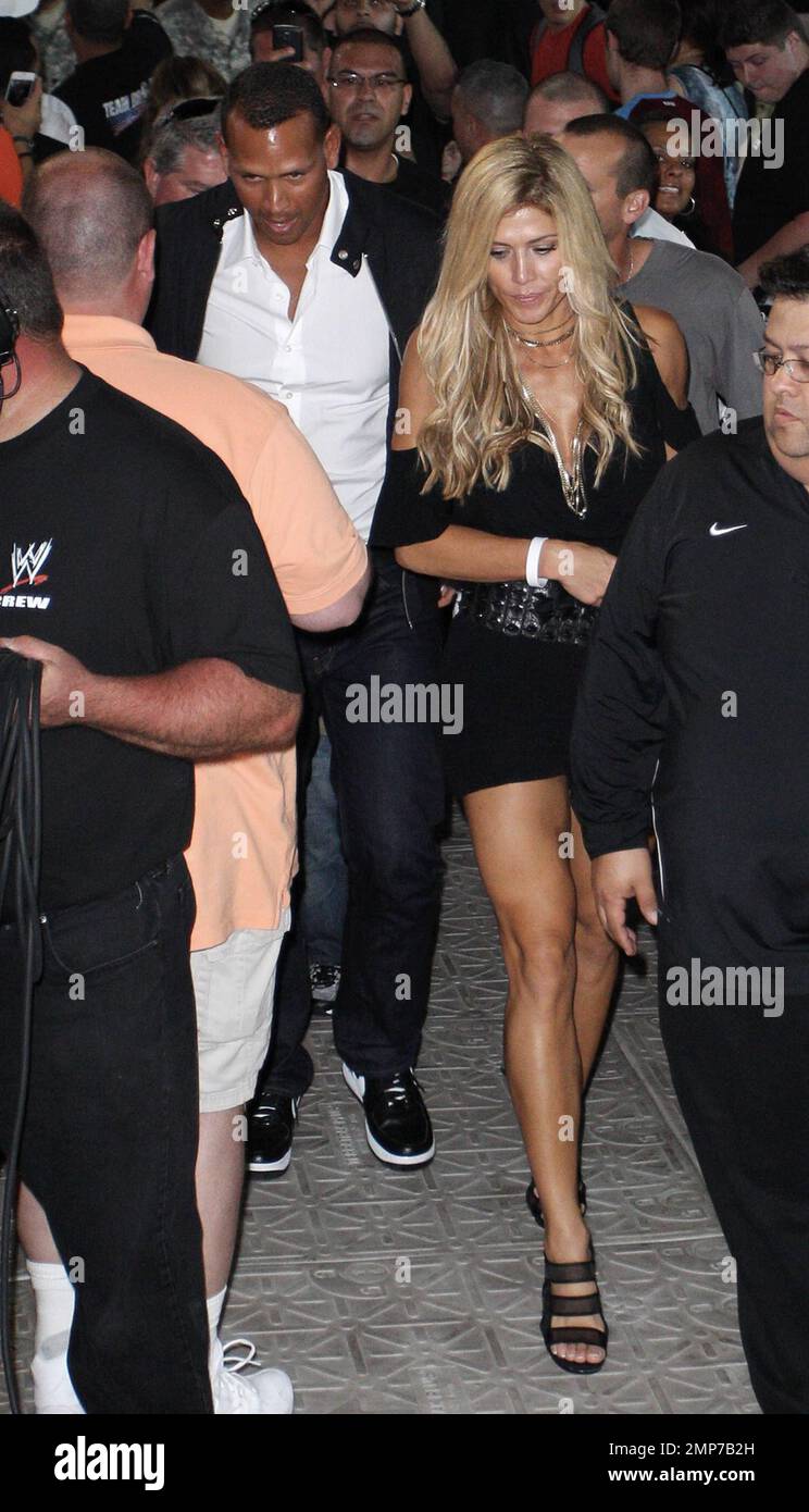 New York Yankee's star Alex Rodriguez was seen with his girlfriend WWE ...