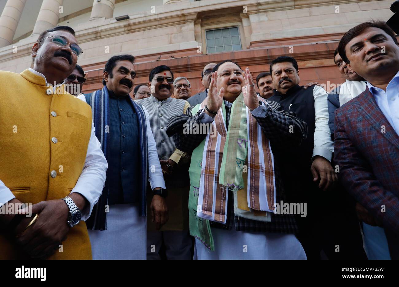 Bjp party leaders hi-res stock photography and images - Alamy