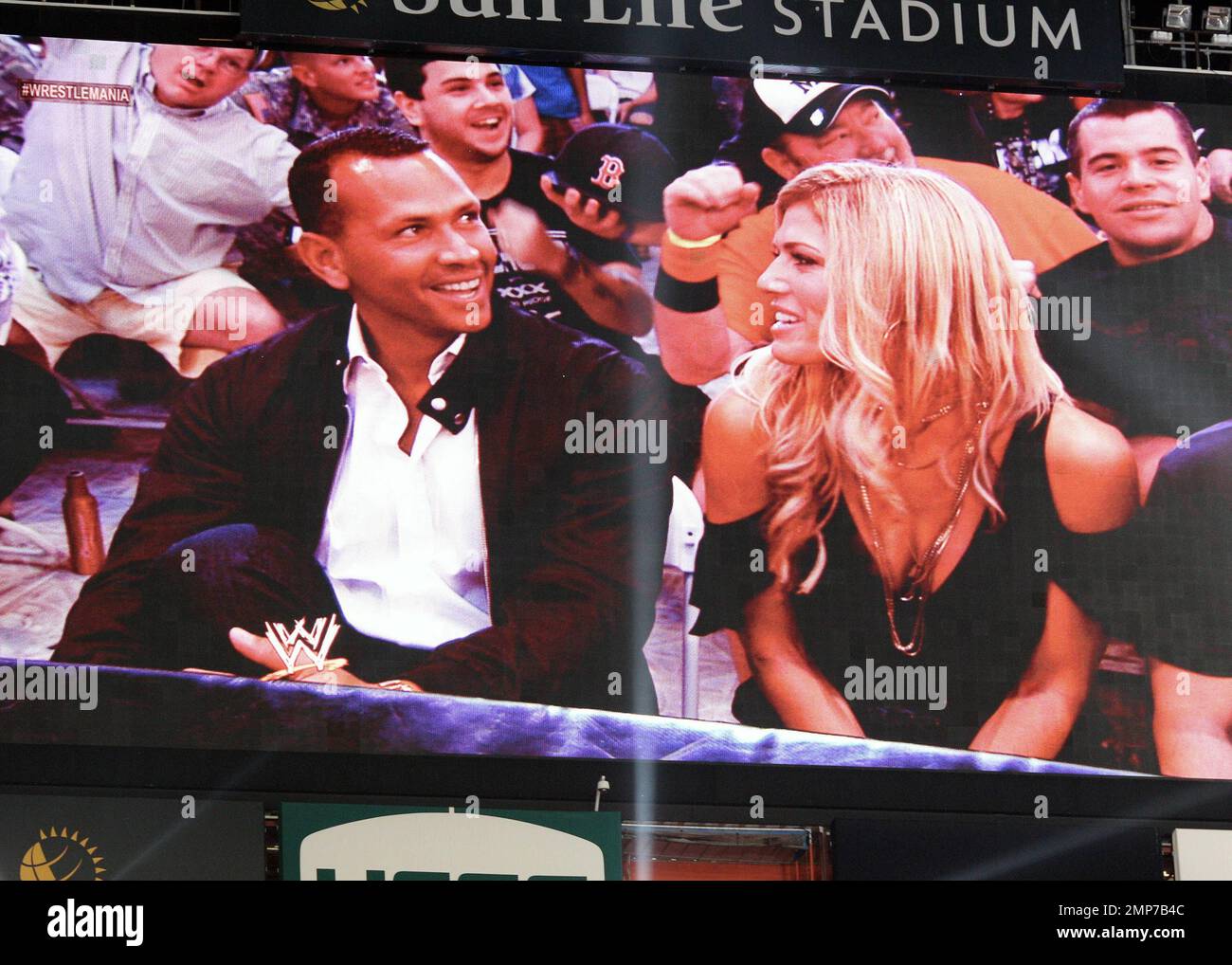 New York Yankee's star Alex Rodriguez was seen with his girlfriend WWE ...