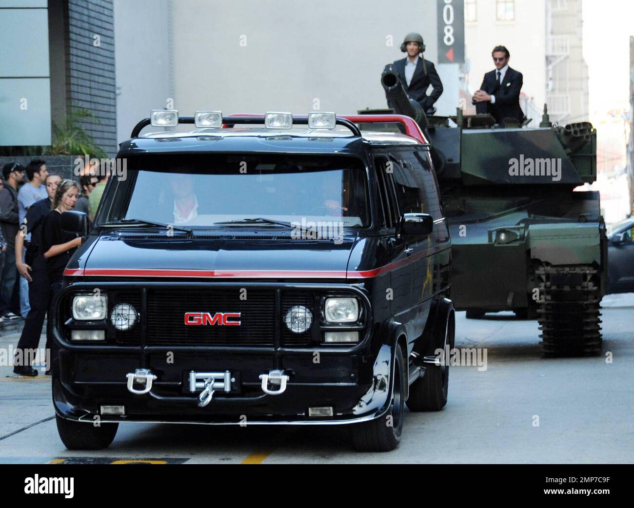 Bradley Cooper, Sharlto Copley, Liam Neeson and Quinton 'Rampage ...