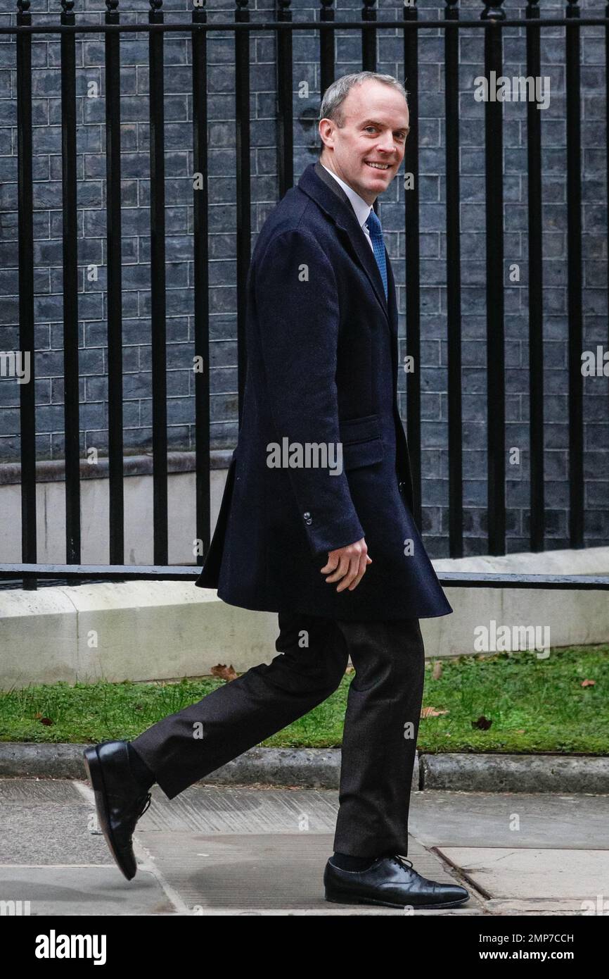 London, UK. 31st Jan, 2023. Dominic Raab MP, Deputy Prime Minister ...
