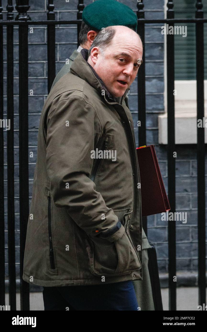 London, UK. 31st Jan, 2023. Ben Wallace, MP, Secretary of State for ...
