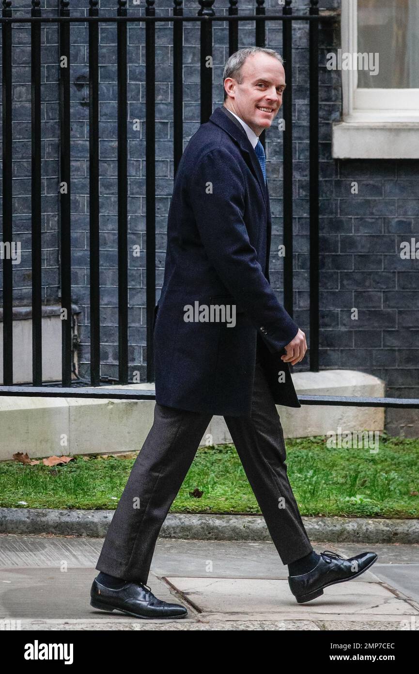 London, UK. 31st Jan, 2023. Dominic Raab MP, Deputy Prime Minister ...